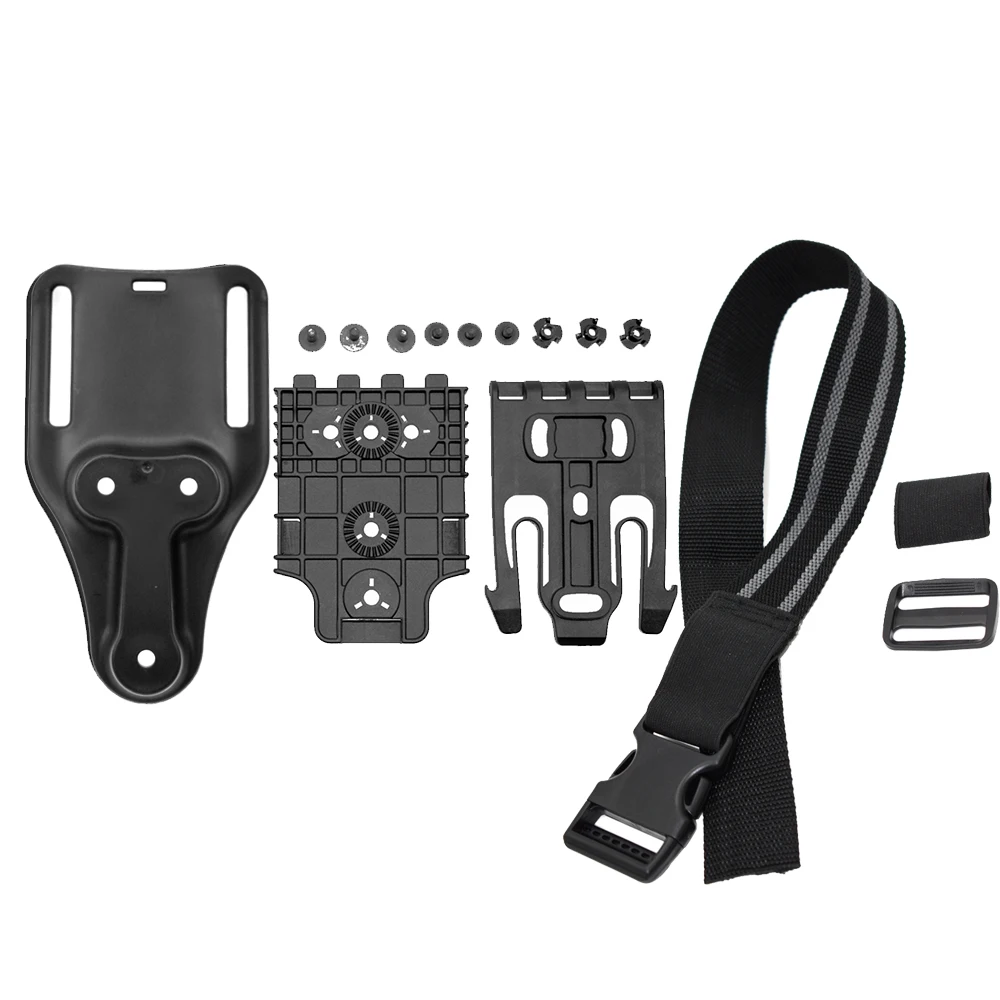 Tactical QLS 19 22 Mid-Ride Belt Loop Holster Adapter Base Quick ...