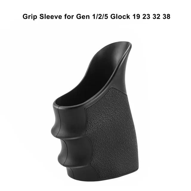 Beavertail Grip Sleeve for 1/2/3/4/5 Generation Glock 17 19 Rubber Anti ...