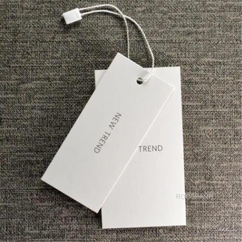 50pcs Eco Friendly Recycled Cardboard Hangtag for Clothes Printed Paper ...