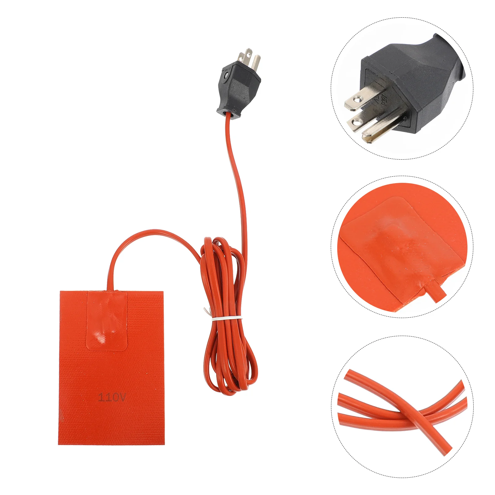 Engine Oil Pan Heater Pad 150W Engine Block Heater Pad Adhesive Heater ...