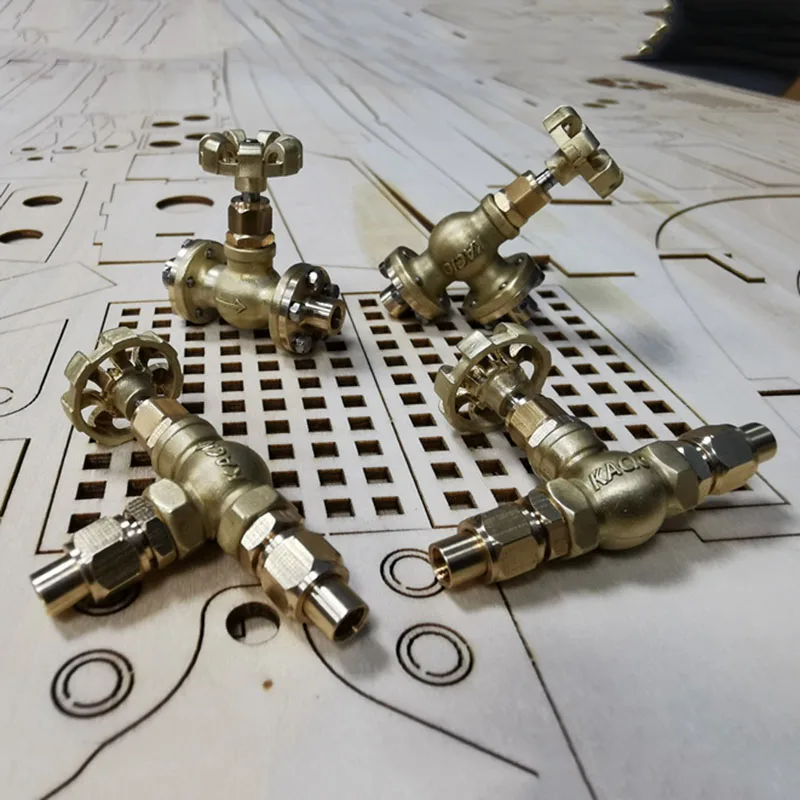 Steam-Engine-Model-Casting-Valve-Mini-Straight-Valve-Angle-Valve-Model ...