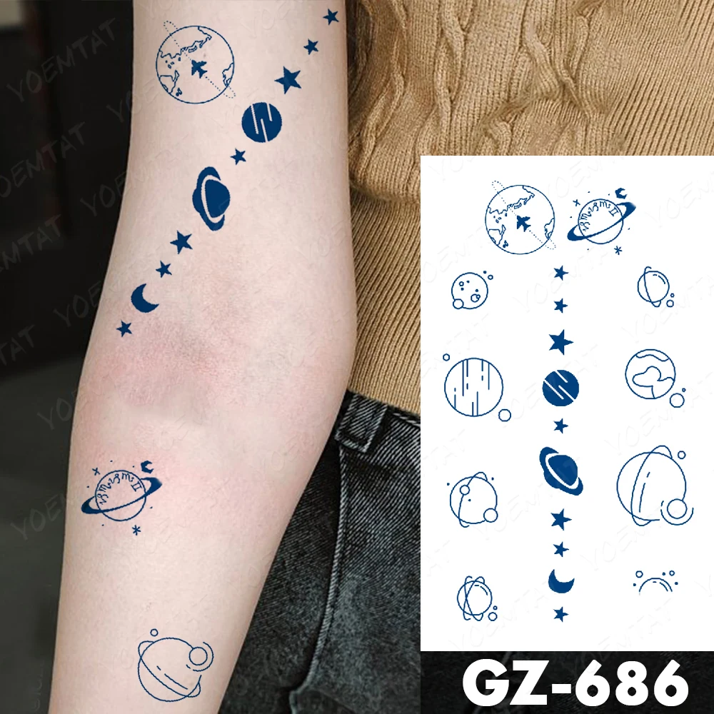 In The Galaxy With Star Tattoo Star