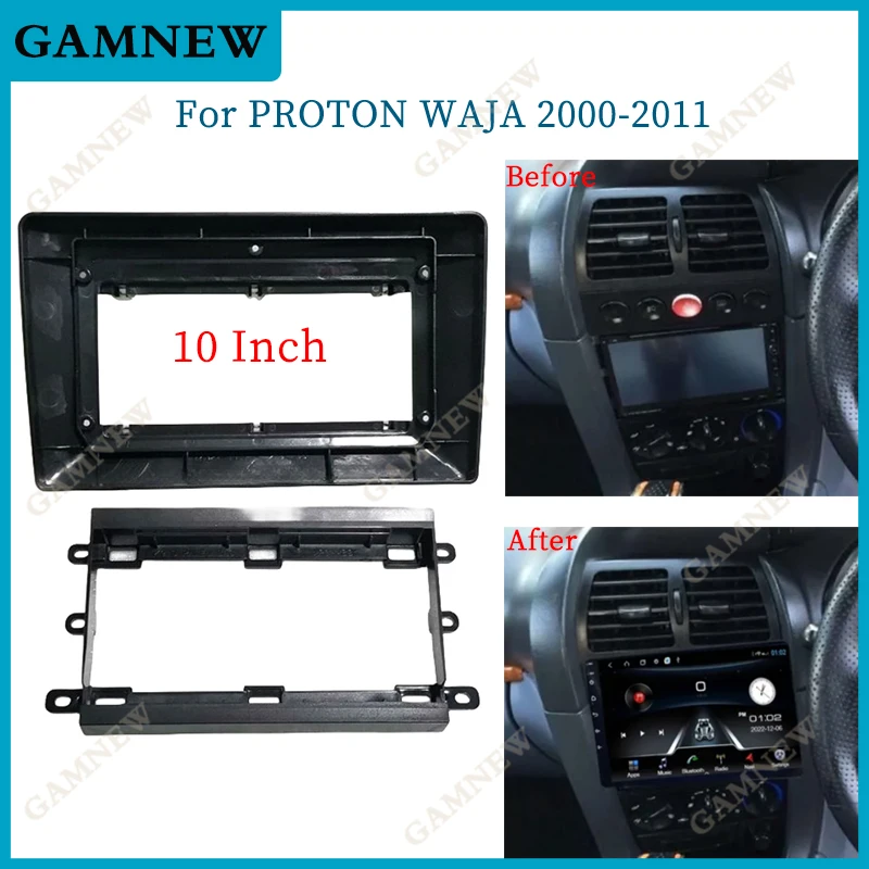 10-Inch-Car-Frame-Fascia-Adapter-For-Proton-WAJA-2000-2011-Android ...