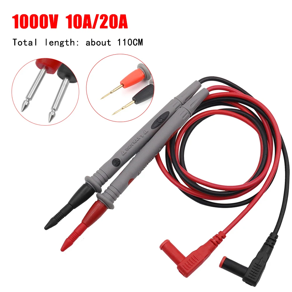 1-Pair-Probe-Test-Leads-Pin-for-Digital-Multimeter-Needle-Tip-Meter ...