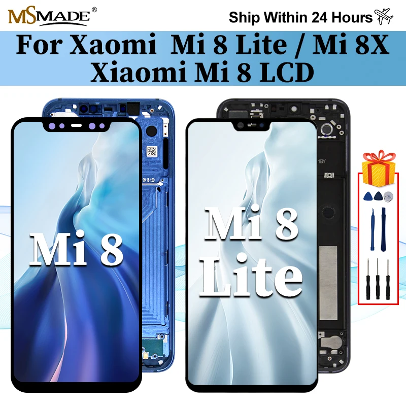 100-Test-For-Xiaomi-Mi-8-LCD-Display-M1803E1A-Touch-Screen-Digitizer ...
