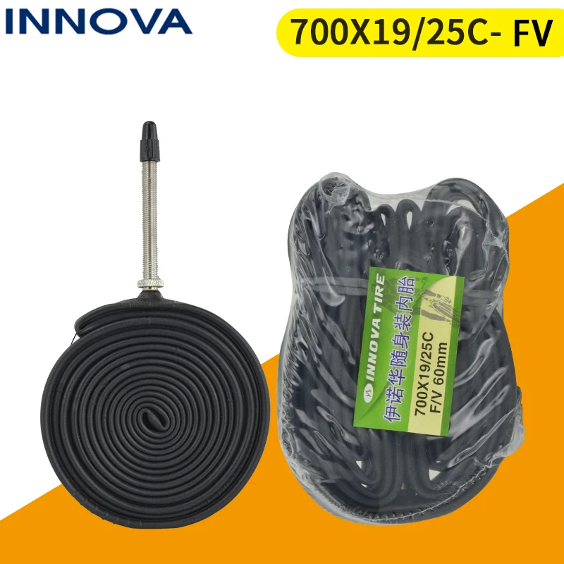 INNOVA-700x19-25C-Presta-48-60-80MM-Extended-Valve-Bike-Tire-Tube-Knife ...