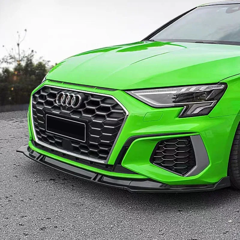 For-Audi-A3-8Y-S3-S-Line-2020-2024-Car-Front-Bumper-Spoiler-Lip ...