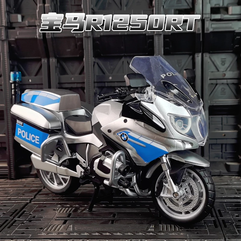 1-12-BMW-R1250RT-P-Alloy-Racing-Police-Motorcycle-Model-Simulation ...