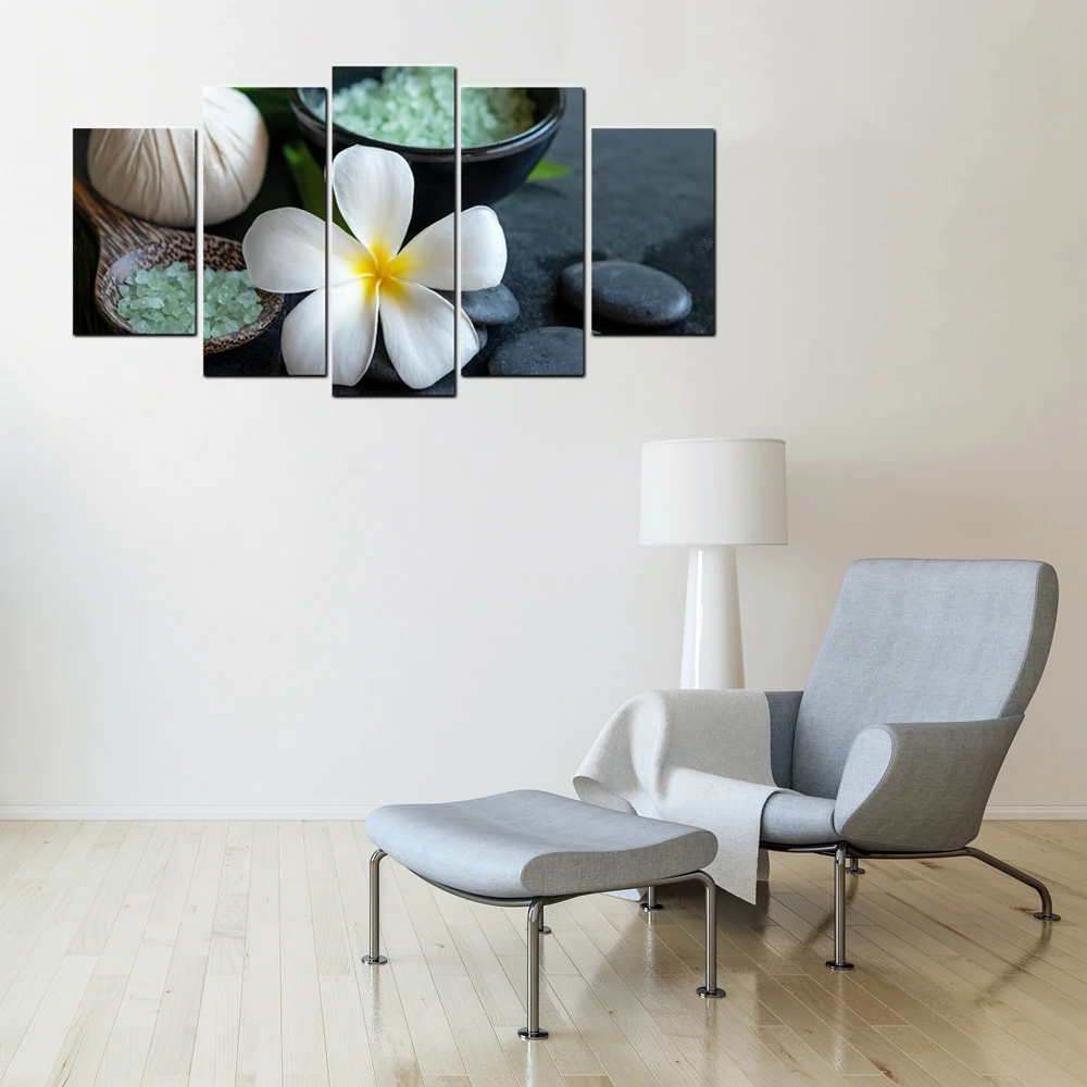 Spa Wall Art Plumeria Rubra Aromatherapy Pictures For Dining Room ...