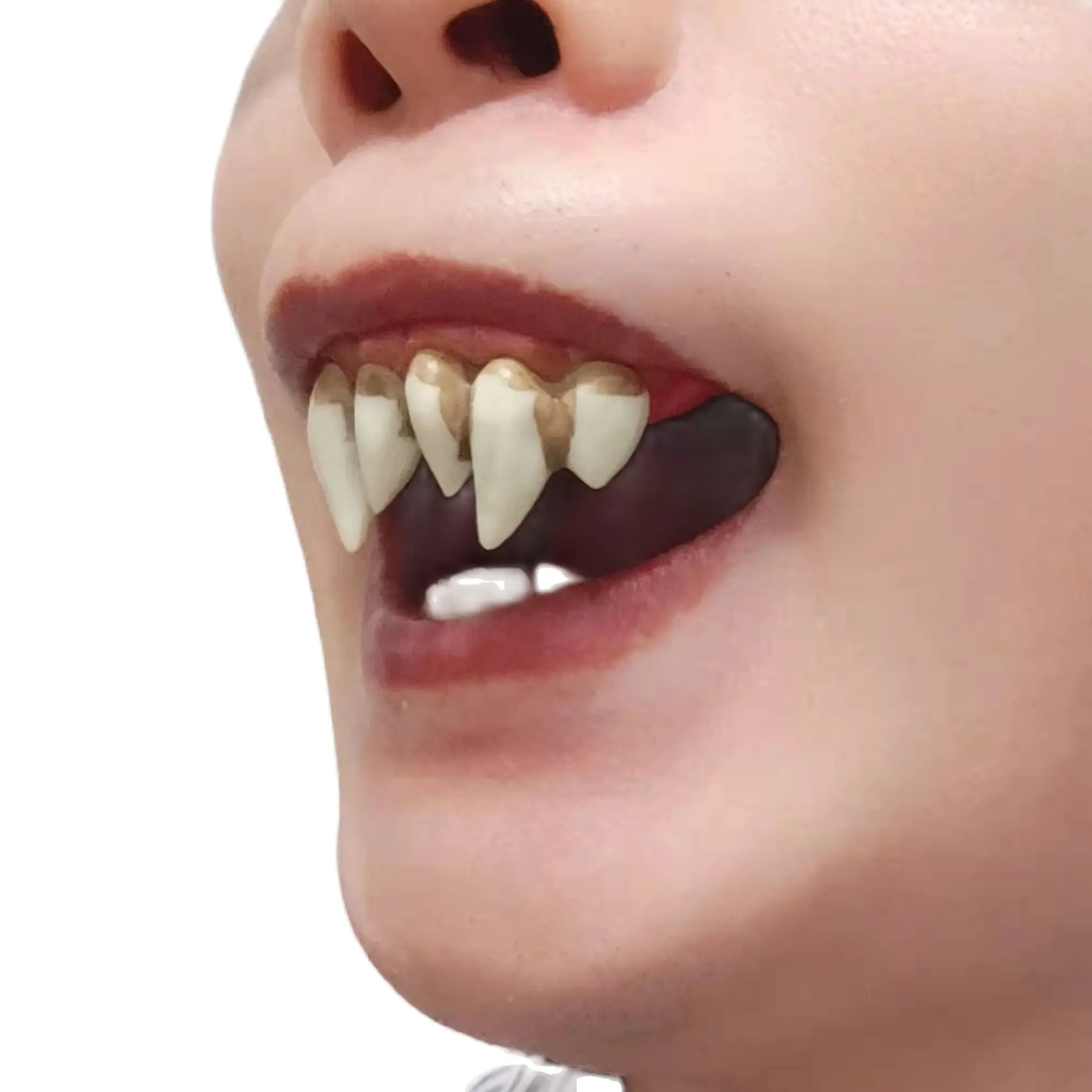 Fake-Teeth-for-werewolf-funny-Accessories-Cosplay-Halloween-party-Scary ...