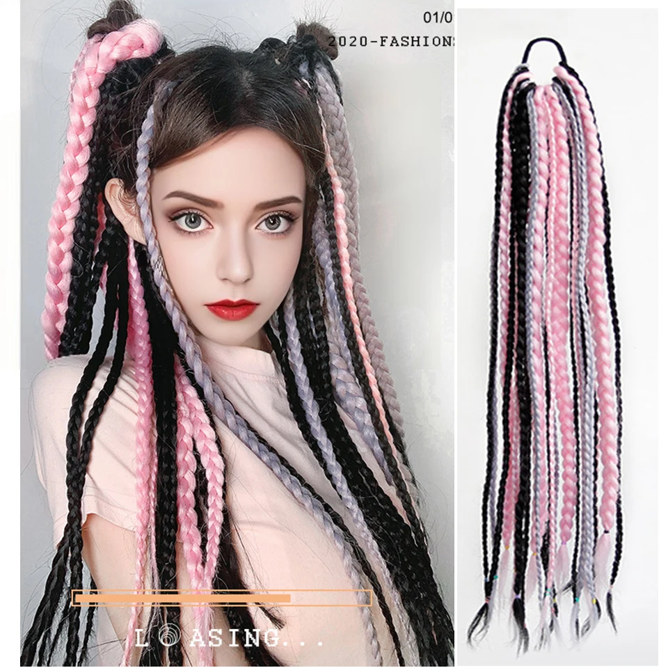 Hair-long-Braids-color-Hair-Braids-Hair-Extensions-Cute-Synthetic ...