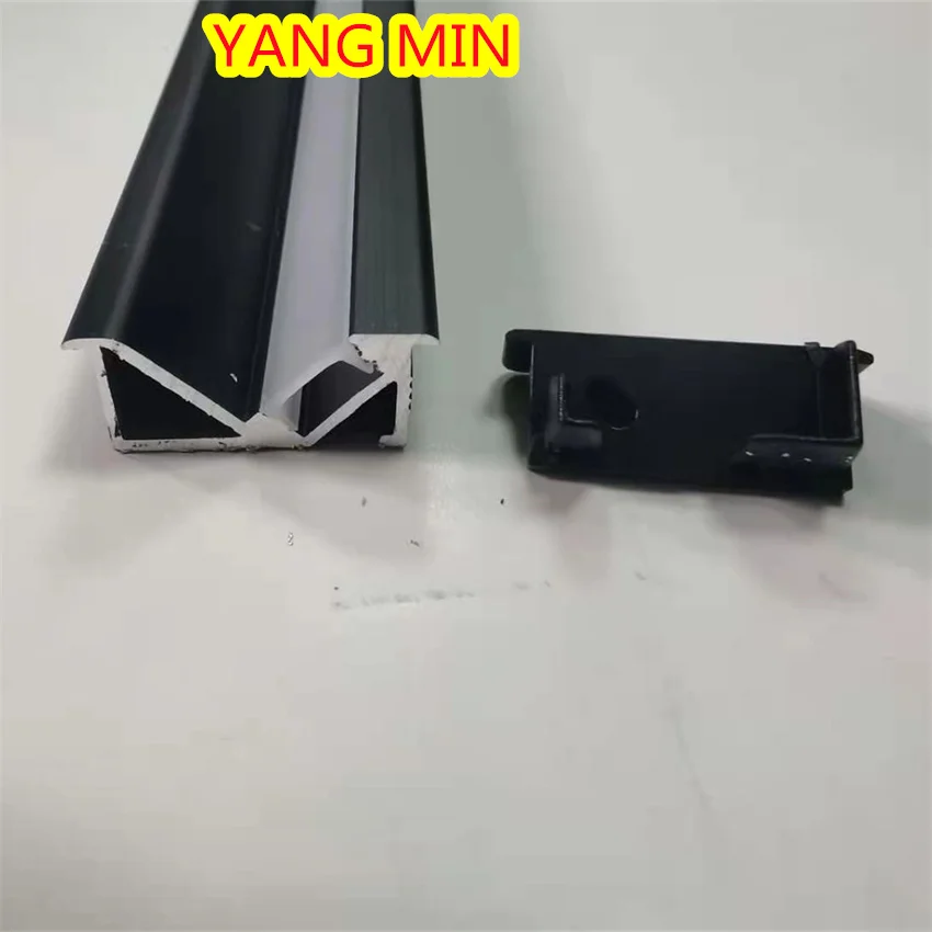 Aluminum Profile Wardrobe Hanging Clothes Tube Closet Rod Under Cabinet ...