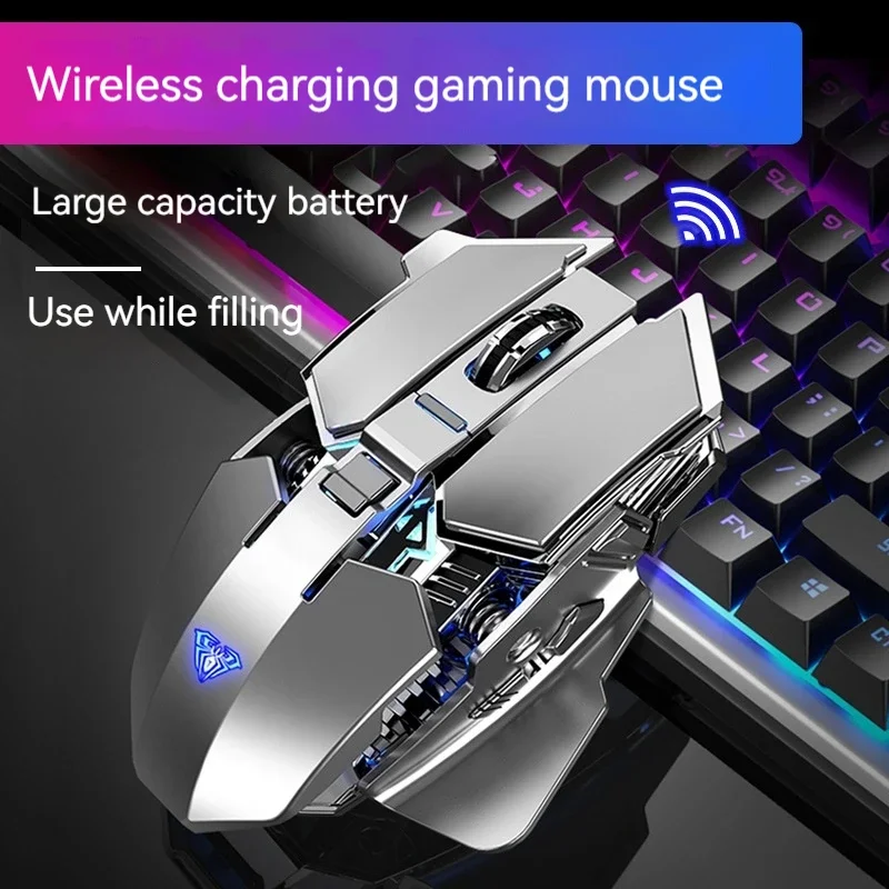 Sliver-SC300-Wireless-Mouse-Rechargeable-Notebook-Desktop-Computer ...