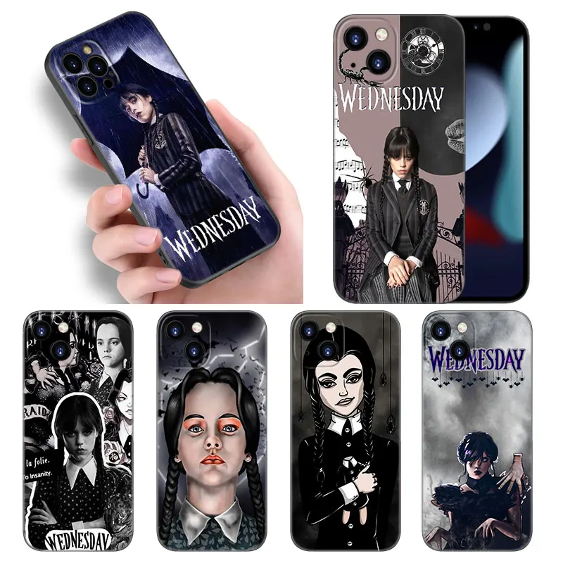 Wednesday-Addams-Phone-Case-For-Apple-iPhone-12-13-Mini-11-14-Pro-XS ...