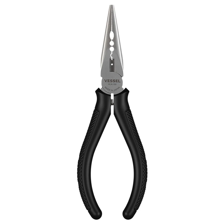 VESSEL-Precision-Long-Reach-Needle-Nose-Pliers-For-Wire-Cutting-Bending ...