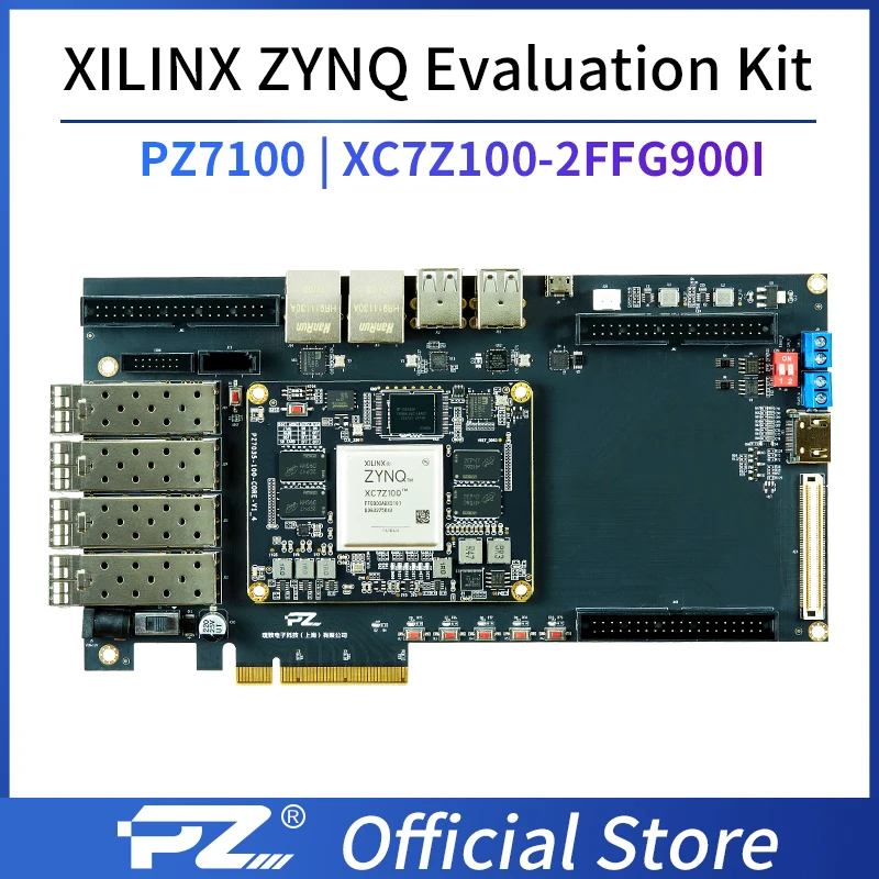 PuZhi-PZ7100-KFB-900I-Evaluation-Kit-Xilinx-Zynq-7000-SoC-XC7Z100-FPGA-Development-Board-PCIe ...