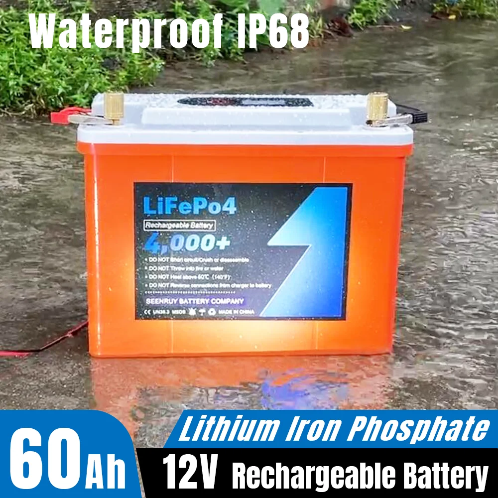 12V-50Ah-60Ah-LiFePO4-Battery-Pack-768Wh-Waterproof-IP68-Built-in-BMS ...