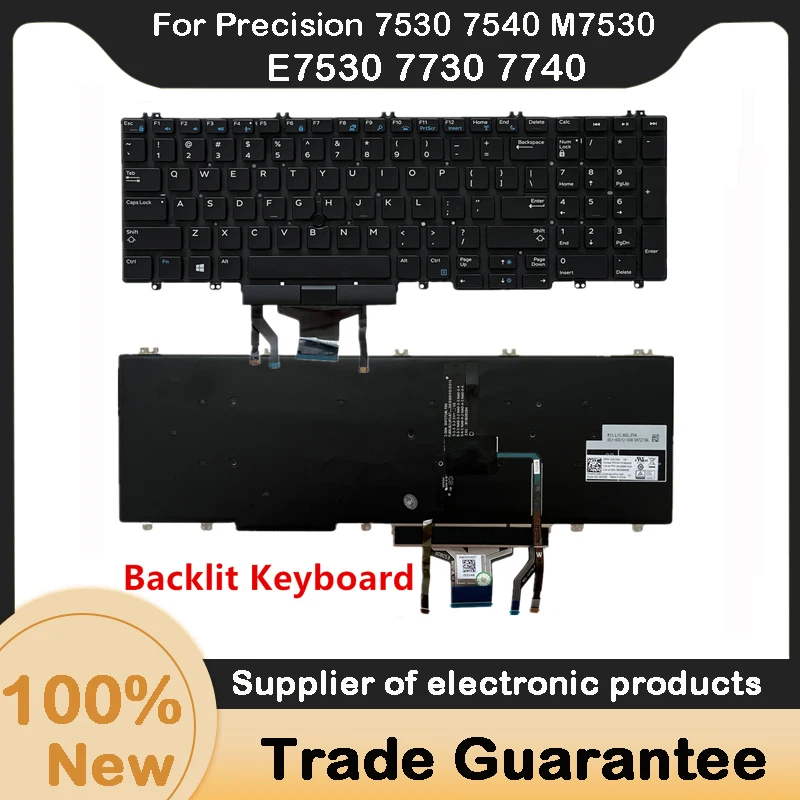 New-Laptop-Keyboard-For-Dell-Precision-7530-7540-M7530-E7530-7730-7740 ...