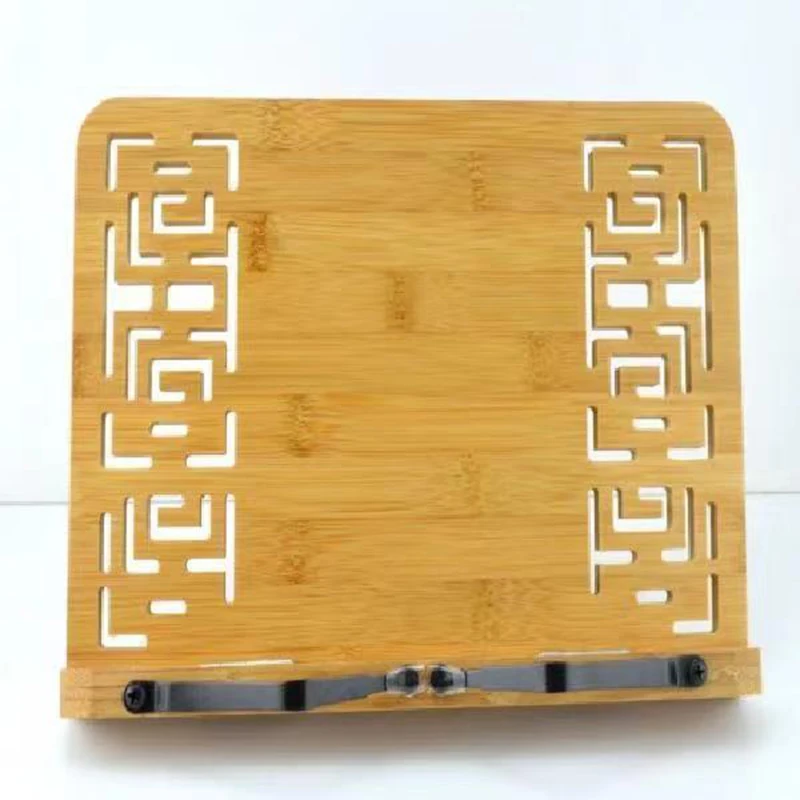 Portable Adjustable Book Holder Tray and Page Paper Clips-Cookbook ...