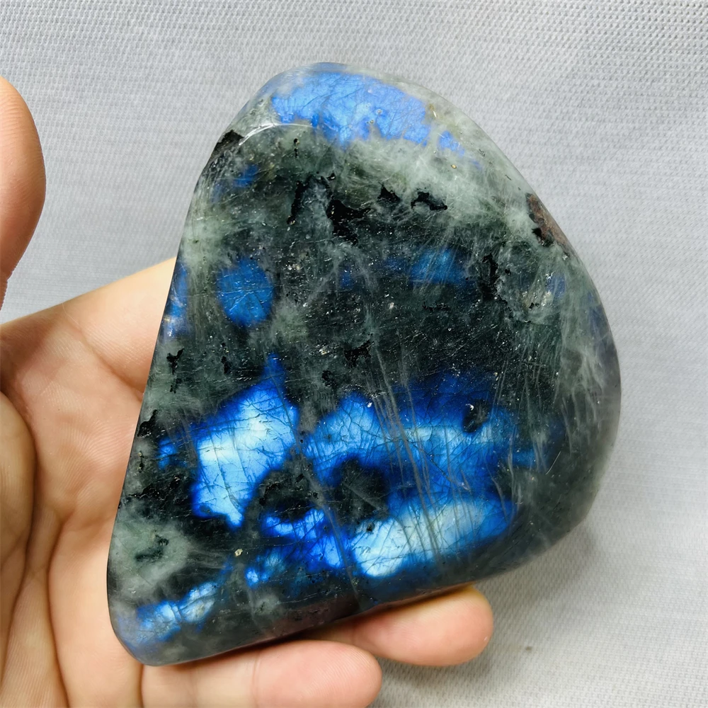 Dark Blue Moonstone Gem