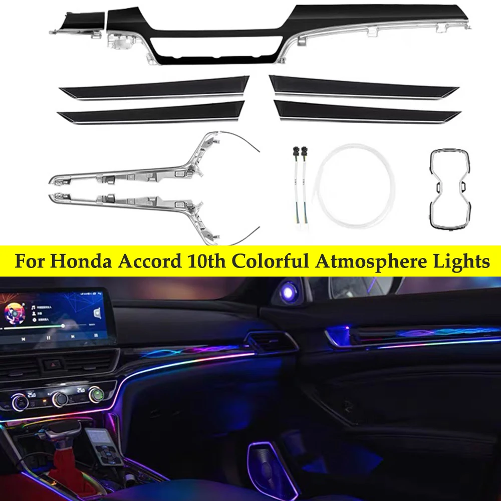 For-Honda-Accord-10th-Colorful-Atmosphere-Lights-Center-Console-Neon ...