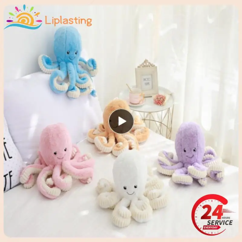 18CM-Colorful-Octopus-Plush-Toys-Pendant-Soft-Stuffed-Cartoon-Animals ...