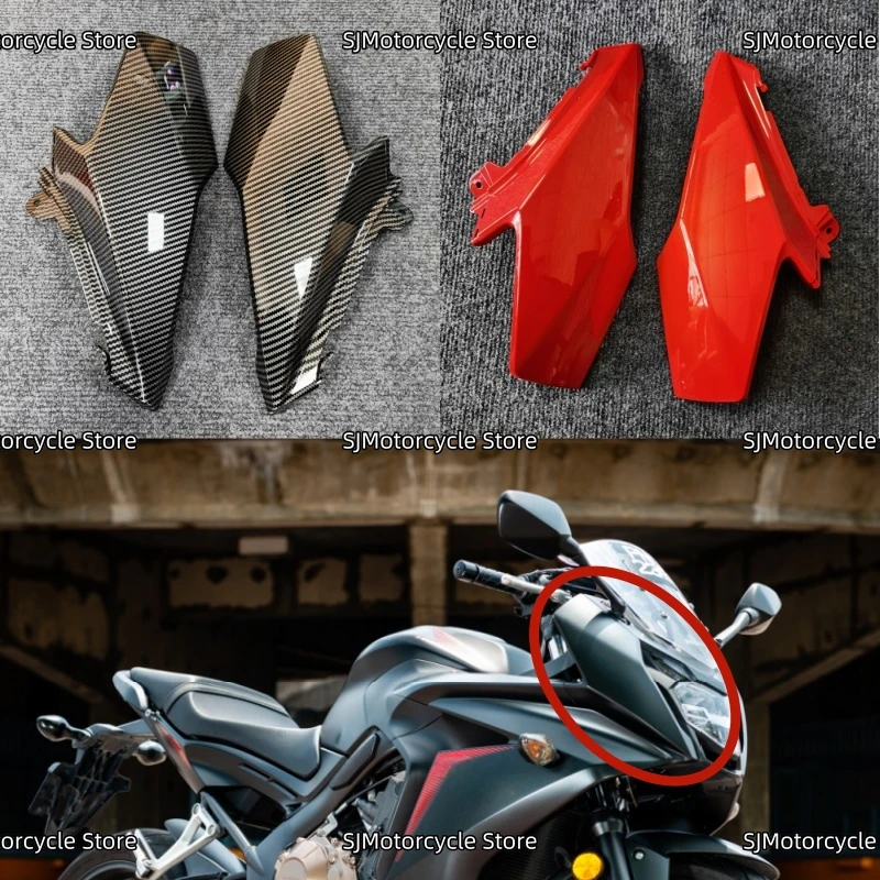 Motorcycle Accessories Front Upper Nose Cover of Headlamp Side Panel ...