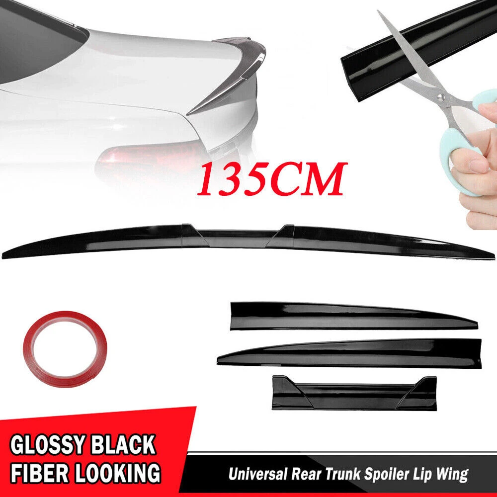 Car Universal Roof Spoiler Tail Spoiler Trunk Wing DIY Refit Spoiler ...