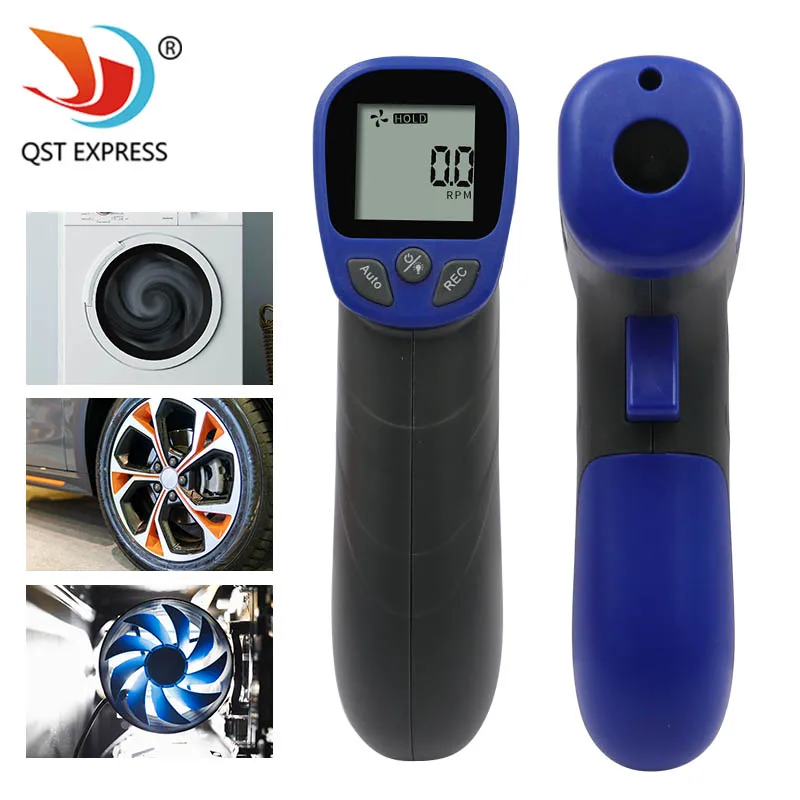 Digital-Tachometer-Laser-Tachometer-Handheld-RPM-Meter-Speedmeter-2-5 ...