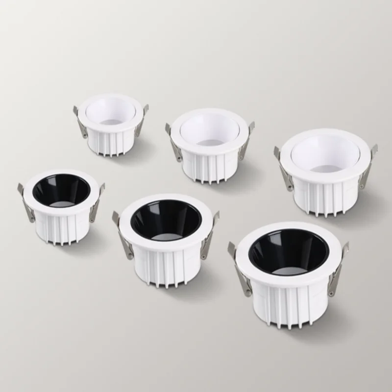 Dimmable LED Embedded COB Spotlight Ceiling Lamp AC85-265V 5W 7W 9W 12W ...