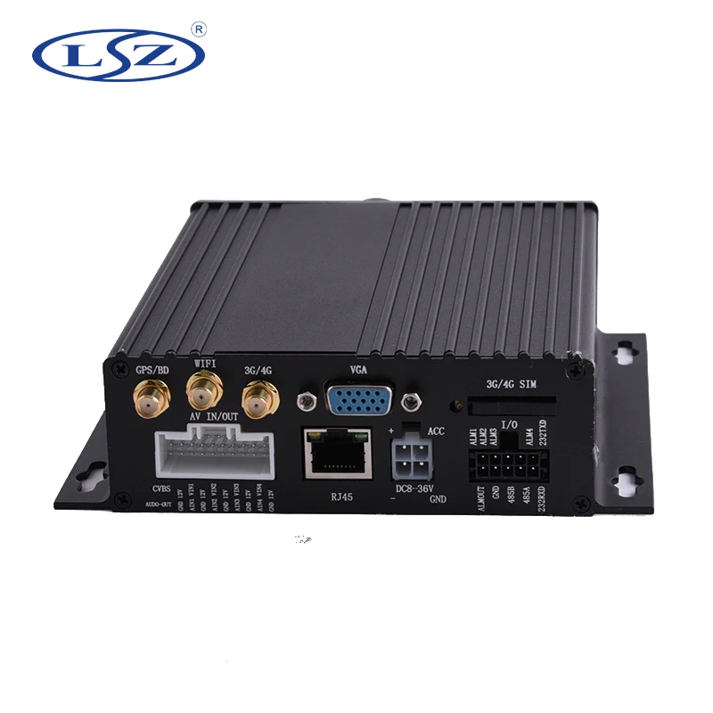 4 Channel Video Recorder Dual Sd Card 4g Gps Wifi Mdvr Monitor Host ...