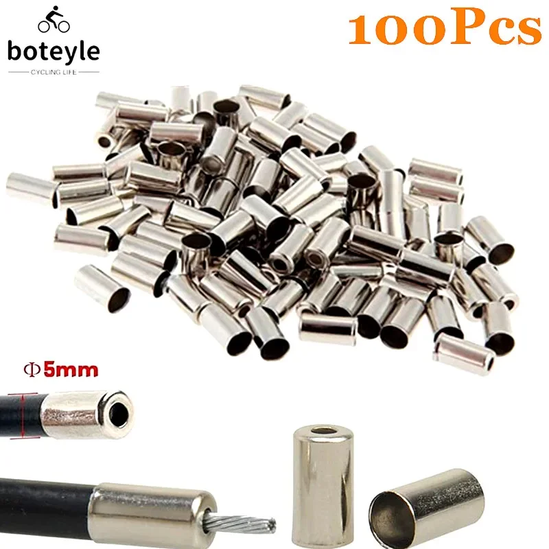 100pcs-5mm-Bicycle-Brake-Cable-Housing-Ferrule-End-Caps-MTB-Road-Cord ...