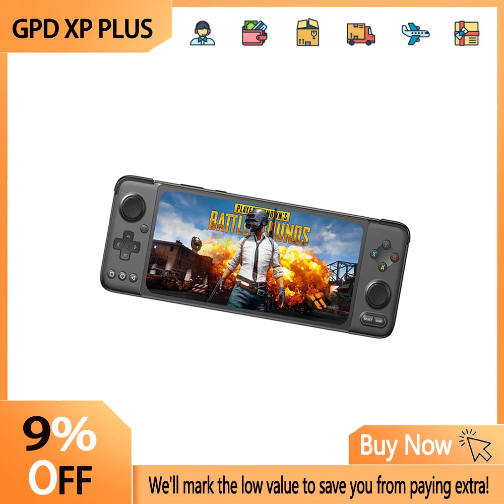 ¡En stock! 2022 GPD XP Plus 6,81 pulgadas 6GB/128GB MediaTek Dimensity 1200 consola de juegos ...