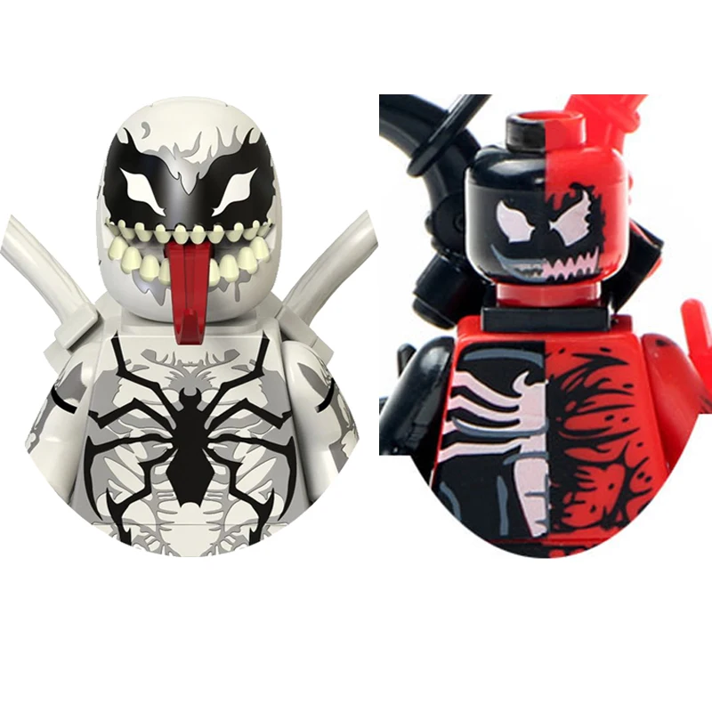 4Pcs-Set-Heroes-Anti-Venom-Riot-Carnage-Scream-Lasher-Phage-Agony-Model ...