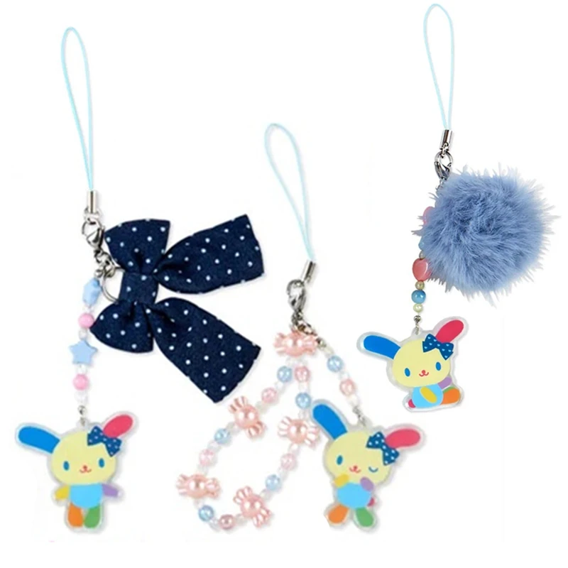 Usahana-Acrylic-Keychain-Phone-Key-Chain-Bunny-Cute-Kawaii-Women-Bag ...