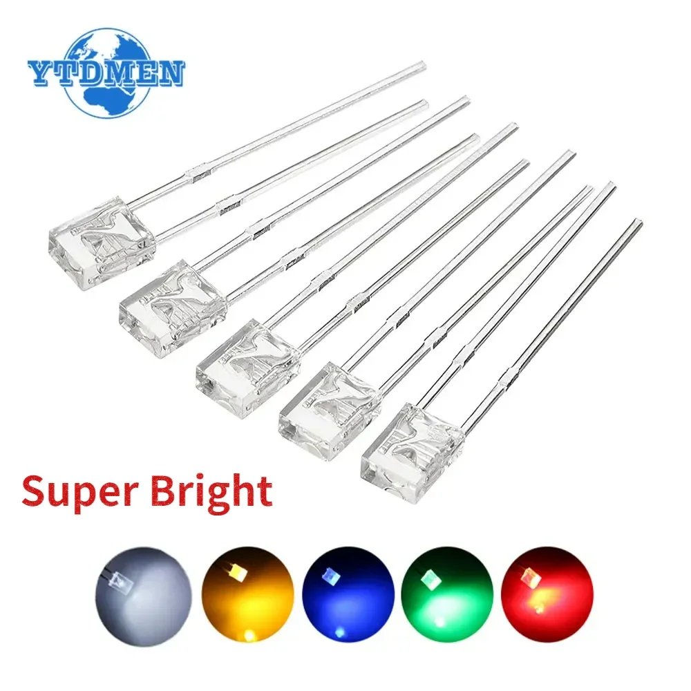 50-100pcs-Super-Bright-2-3-4mm-LED-Diode-Kit-Transparent-Luminescence ...