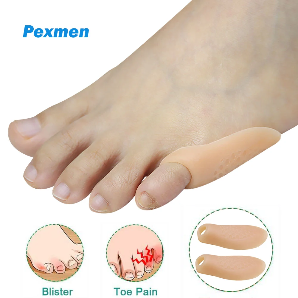 Pexmen-2Pcs-Tailor-s-Bunion-Pads-Soft-Gel-Bunionette-Cushions-Pinky-Toe ...