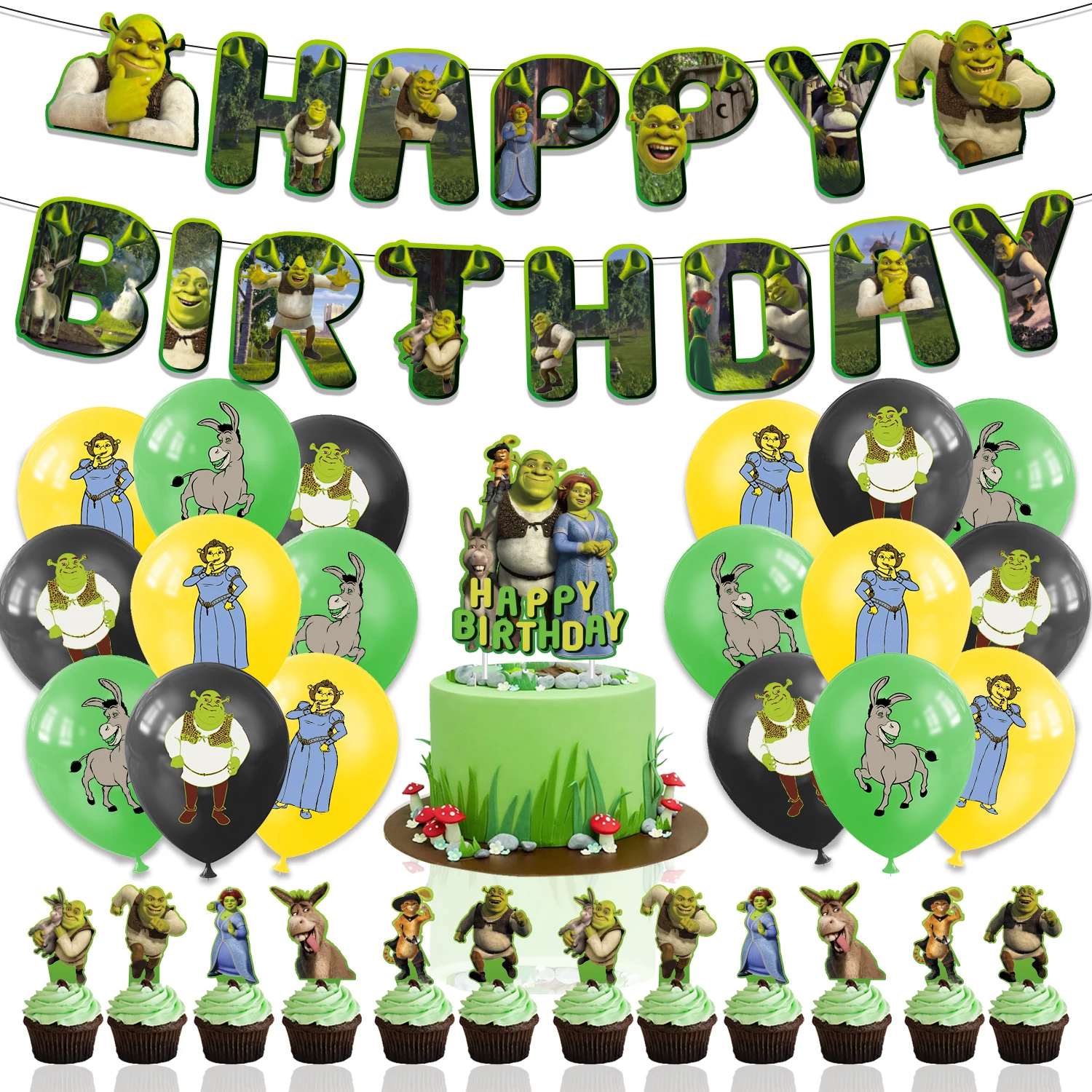 Shrek Birthday Background
