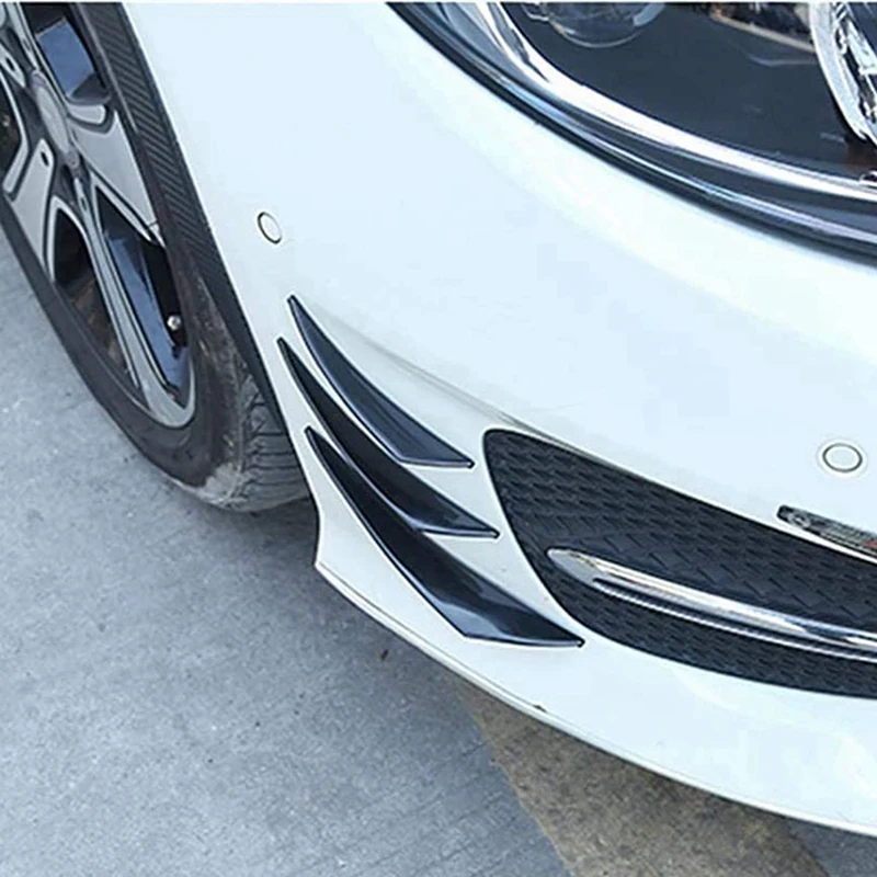 Universal Pvc Car Front Bumper Lip Protector Rear Diffuser Auto Spoiler ...