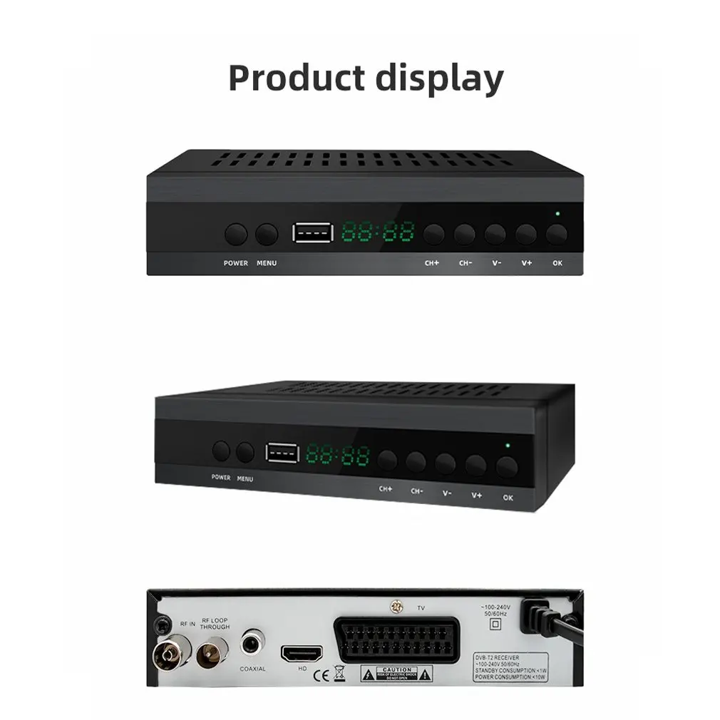 Smart-HD-TV-Set-Top-Box-decodificador-de-recep-o-digital-H-265-HD-TV ...