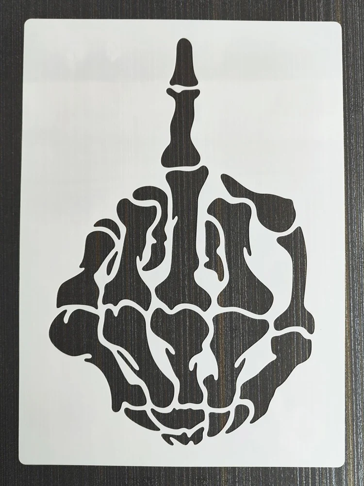 21*29Cm Skeleton Hand Template DIY Layering Stencils Wall Painting ...