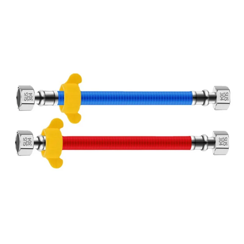 1-Pair-304-Stainless-Steel-Bellows-Corrugated-Pipe-flooding-Hot-Cold ...