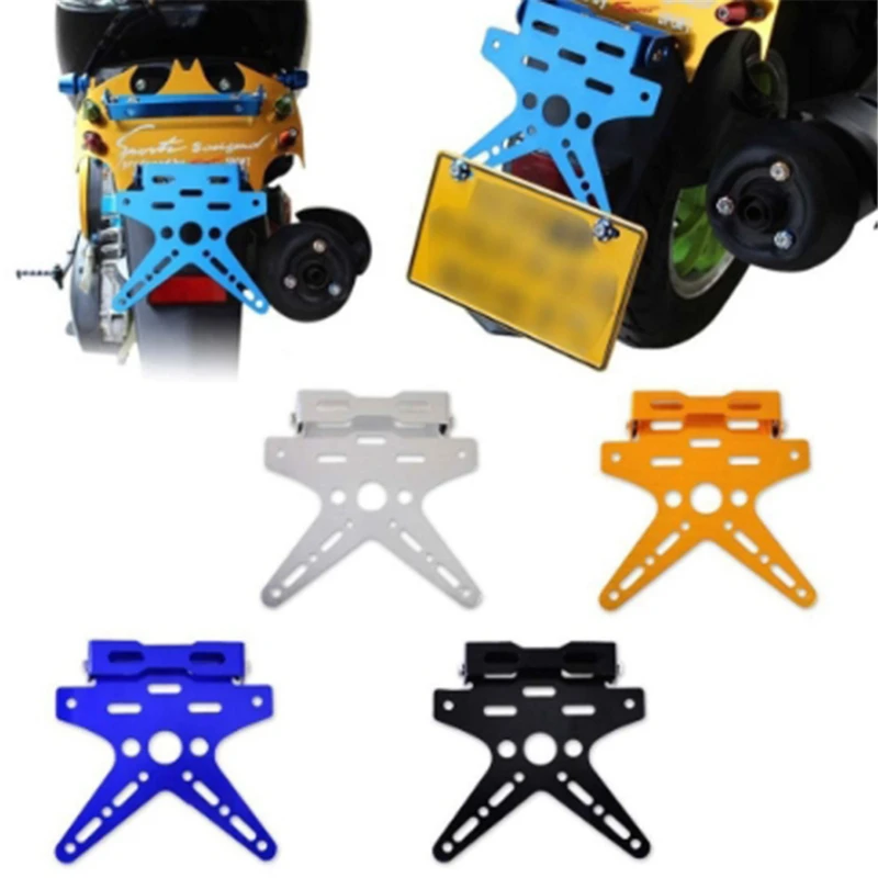 Creative-New-Alloy-Universal-Motorcycle-License-Plate-Holder-Mount ...