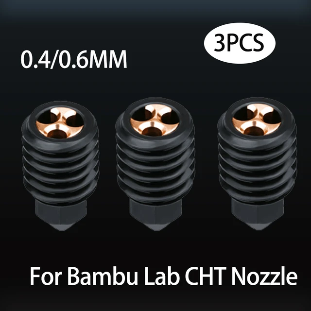 Cht Nozzle High Flow Nozzle For Bambu Lab 3d Printer, Brass, 52% OFF