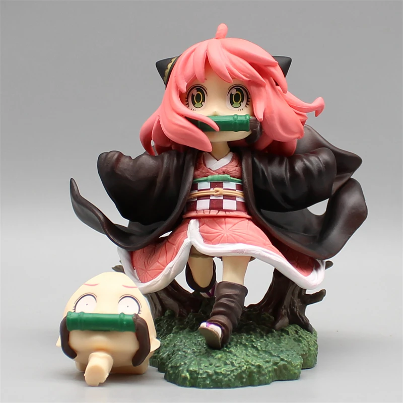 12cm-Spy-Family-Anya-Forger-Cos-Kamado-Nezuko-Anime-Action-Figure-Model ...