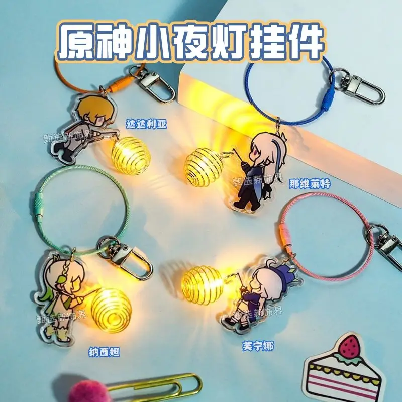 Game-Genshin-Impact-Focalors-Forina-Acrylic-Keychain-Pendant-Glowing ...