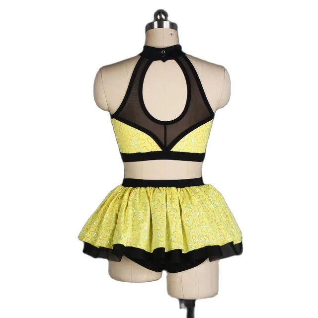 Contemporary Two Piece Dance Costumes