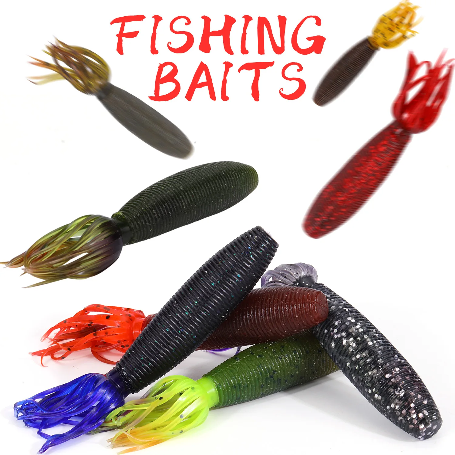 Fat-Ika-5pcs-95mm-10g-Easy-Shiner-Shad-Bait-Soft-Fishing-Lure-Silicone ...