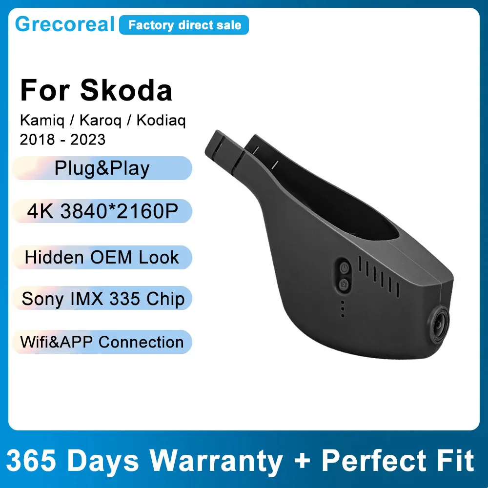 Grecoreal-Car-DVR-for-Skoda-Kamiq-Karoq-Kodiaq-Car-Dash-Camera-OEM-2K ...