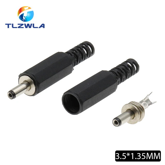 10PCS DC Power Plug 5.5*2.1mm 5.5* 2.5mm 3.5*1.35mm 6.3*3.0mm Adapter ...